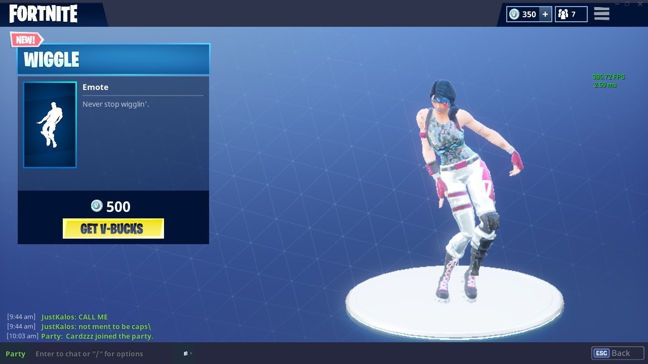 FORTNITE | NEW DANCE MOVE!! THE WIGGLE!?!?!?! - YouTube