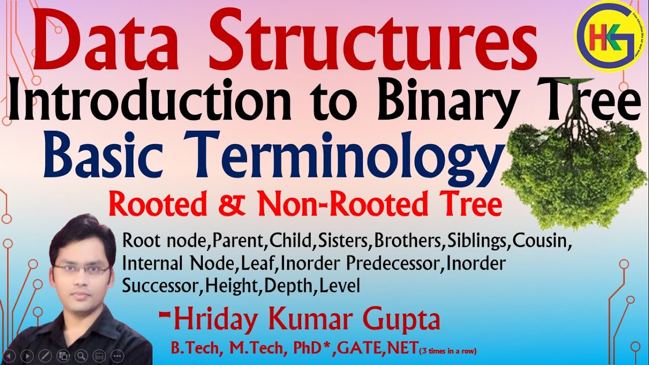 DS Lecture - 110 | Introduction to Tree Data Structure | Rooted & Non ...