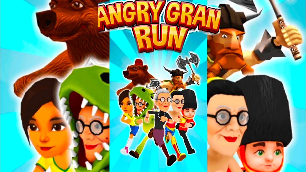 Angry Gran Run - Running Game - YouTube