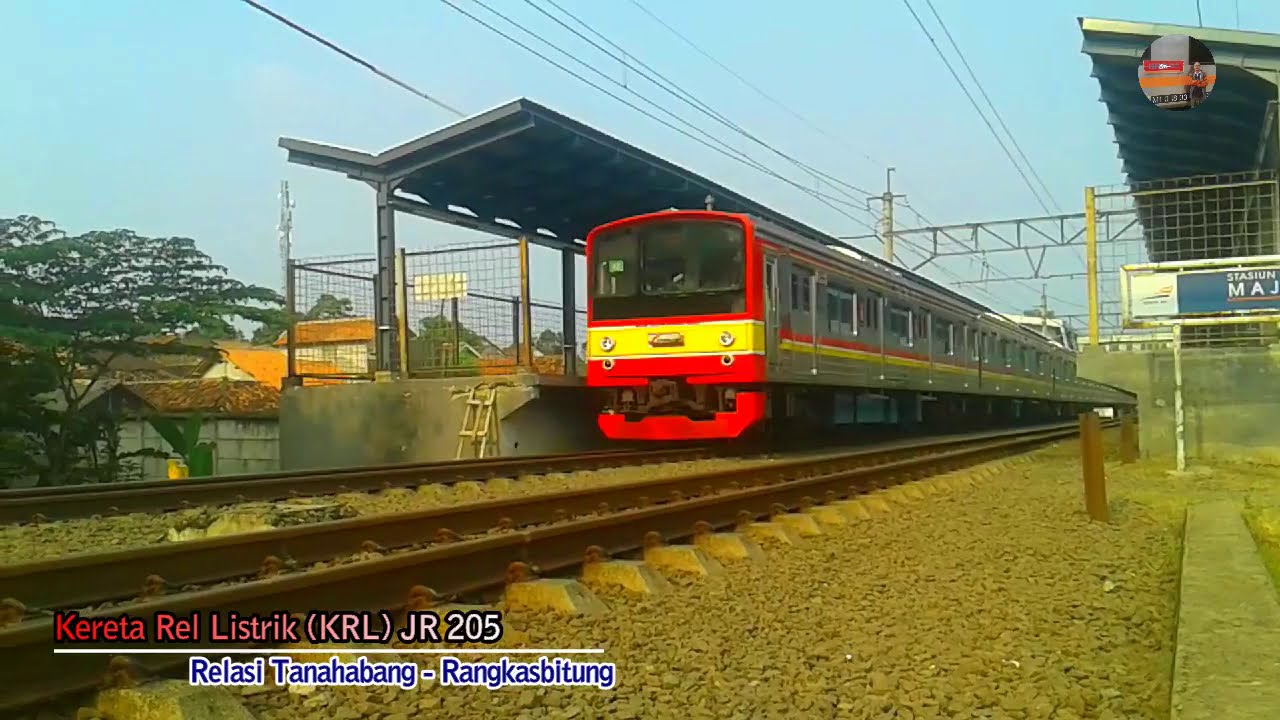 Aktifitas KRL di Stasiun Maja [06/07/2020] - YouTube