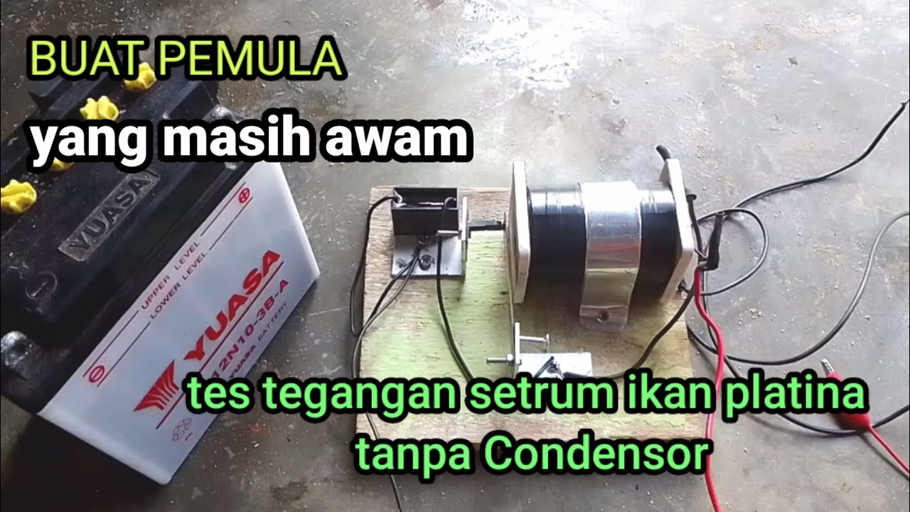 Cara sederhana ngerakit setrum ikan platina type PS tanpa Condensor ...