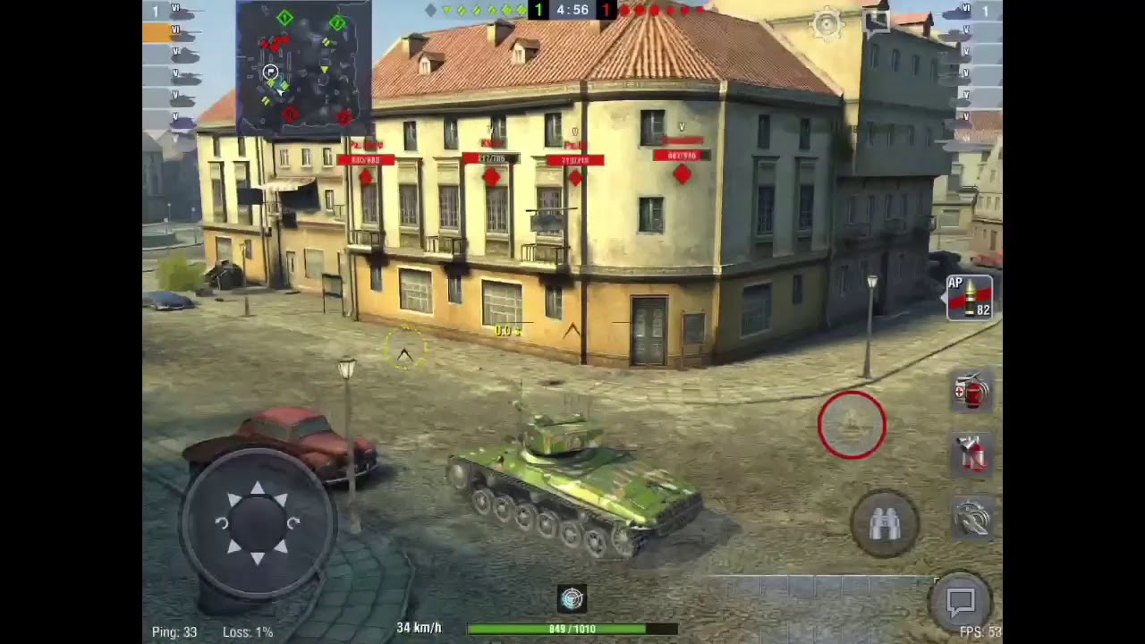 World of tanks blitz Stridsvagn 74A2 - YouTube
