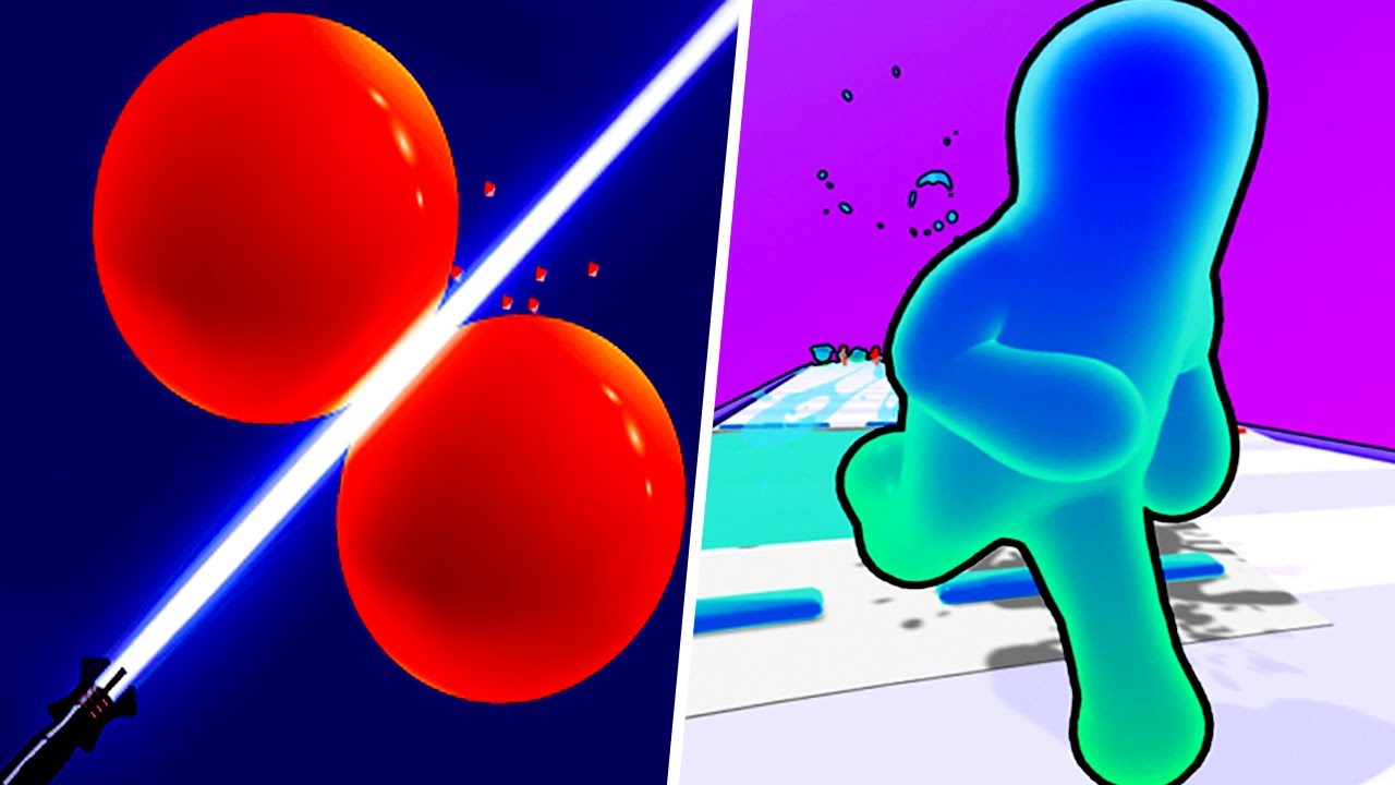 LASER BUBBLES 3D vs MERGE RUSH 3D - Max Level Gameplay (Part 1) - YouTube
