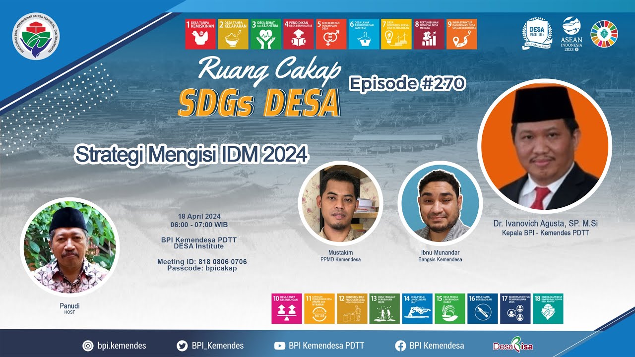 Strategi Mengisi IDM 2024 | Ruang Cakap SDGs DESA #270 - YouTube