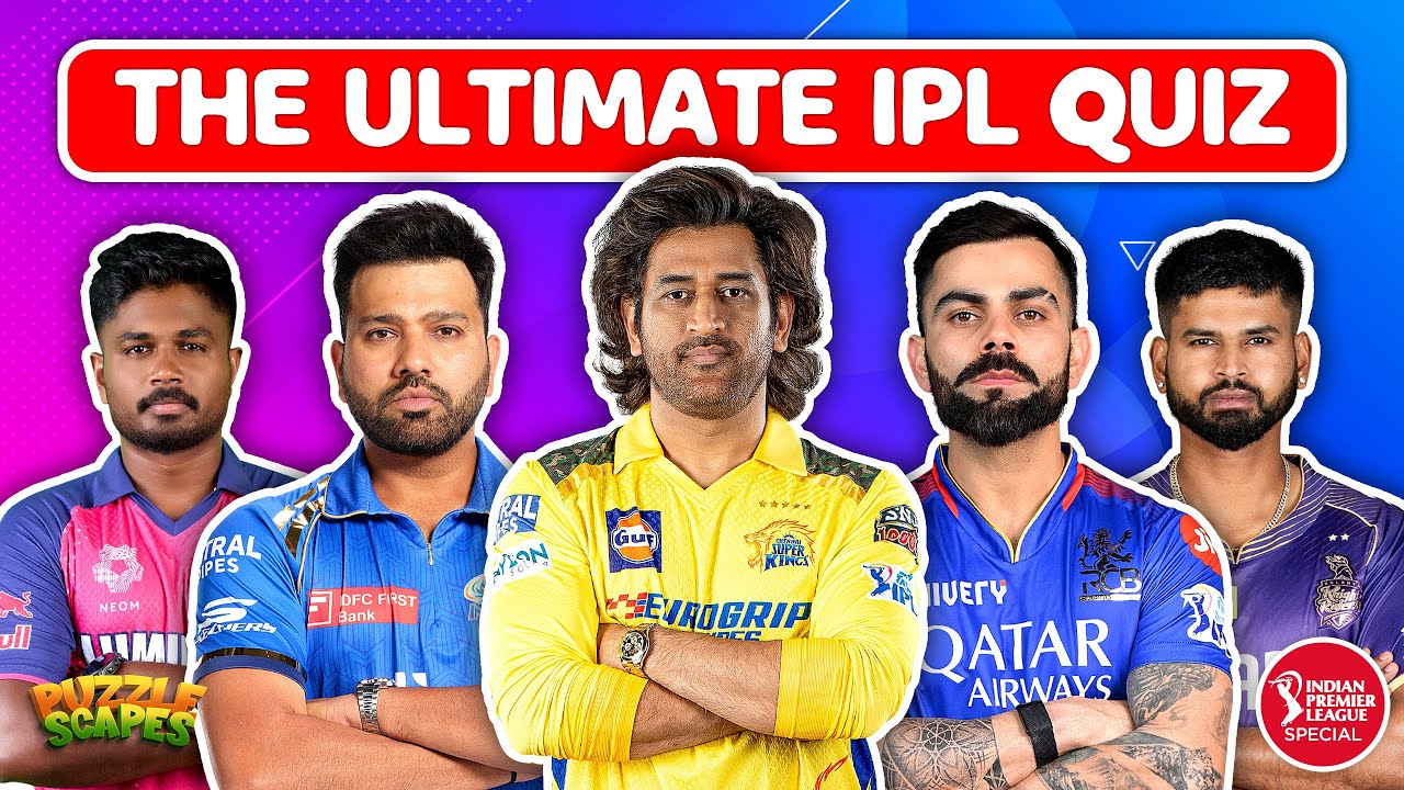 The Ultimate IPL quiz - Edition 1 | IPL 2024 @puzzlescapes - YouTube