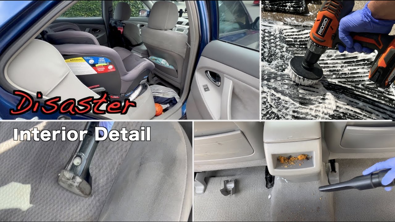 Mom Car Makeover: Toyota Camry Interior Detail, Carpet Extraction ...