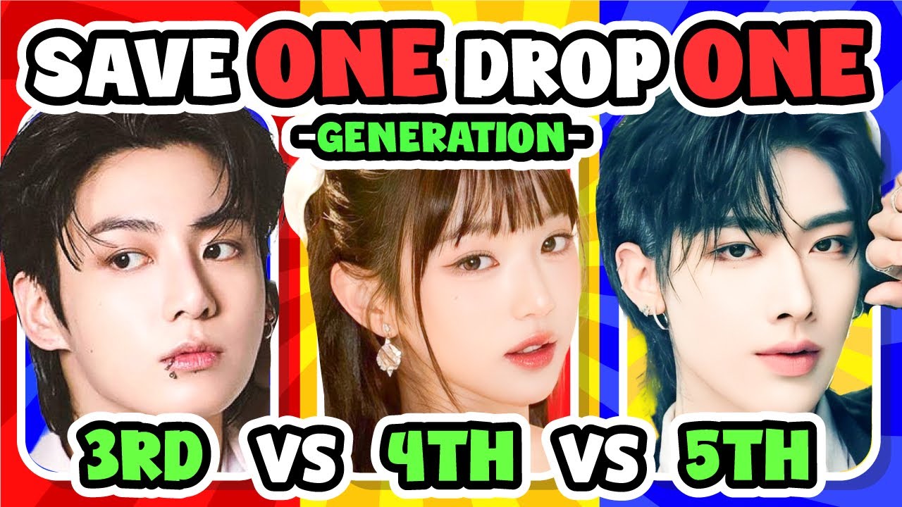 SAVE ONE KPOP SONG: 3RD GEN VS 4TH GEN VS 5TH GEN - [KPOP QUIZ GAME ...