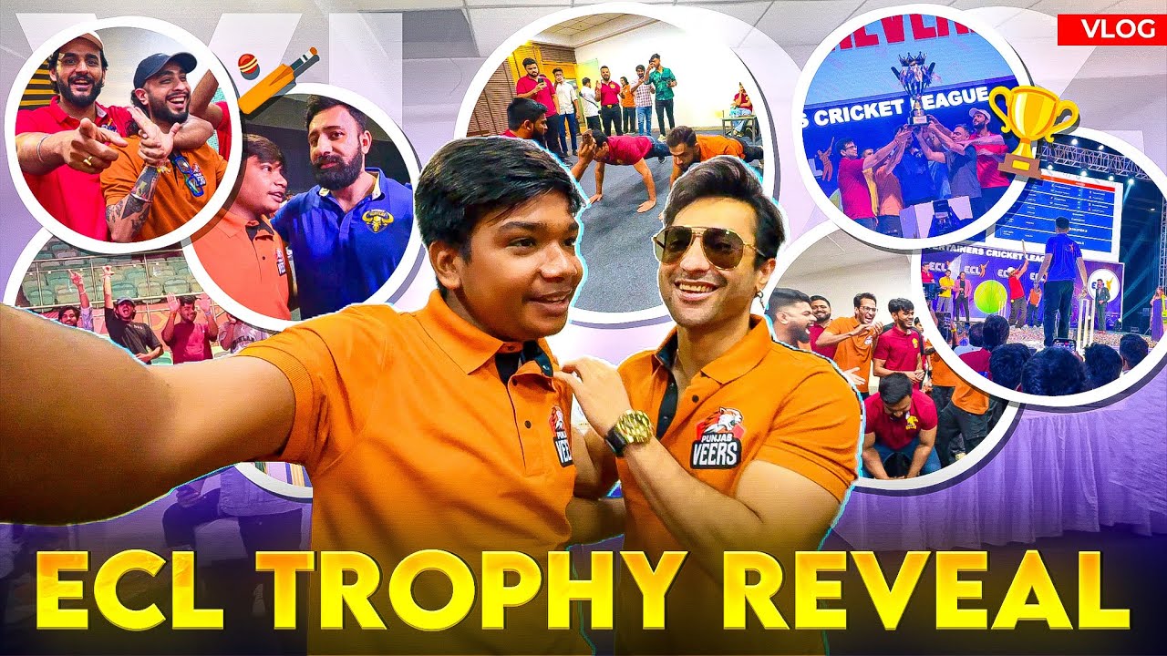 Biggest YouTubers Event 😳 || Entertainers Cricket League Trophy Reveal ...