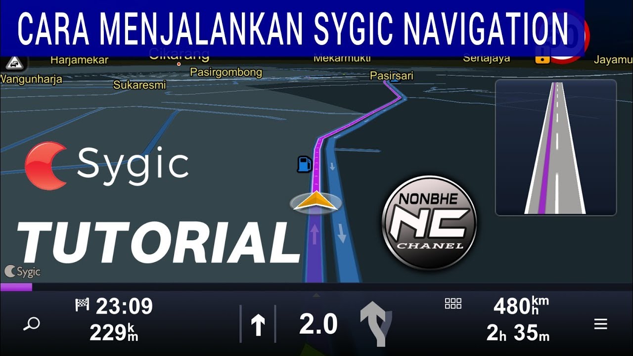 Cara Menjalankan Sygic Navigation - YouTube