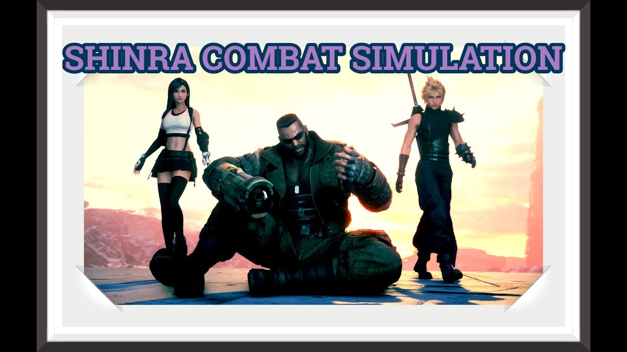 FINAL FANTASY VII REMAKE: Shinra Combat Simulator - YouTube