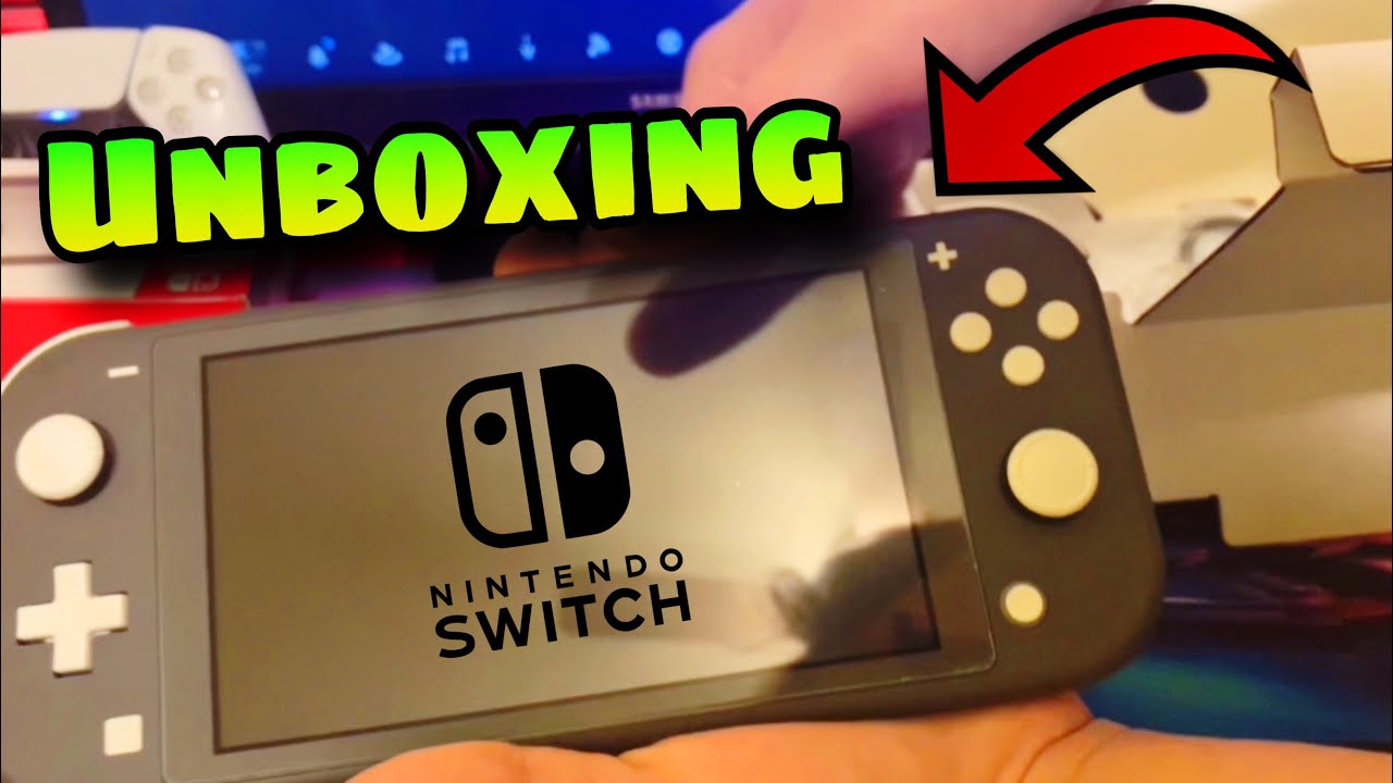 NINTENDO SWITCH LITE UNBOXING es una locura de consola 😱 - YouTube