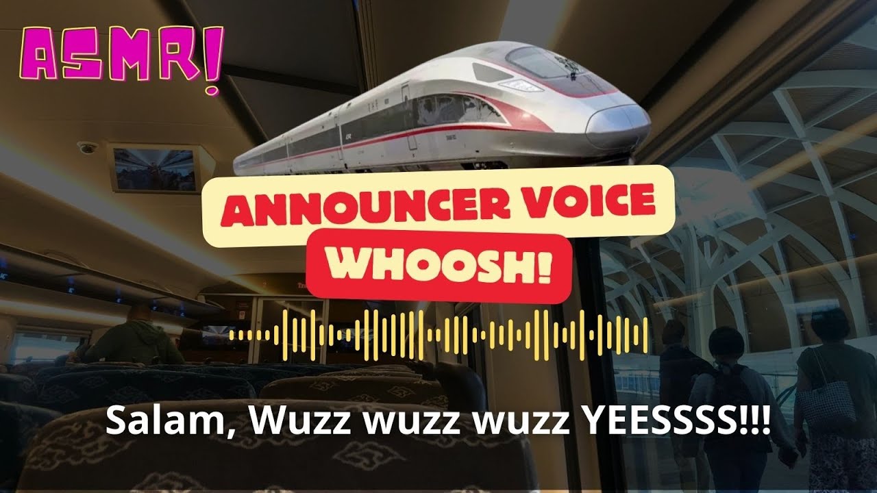 [ASMR] ANNOUNCER WHOOSH (KCIC) No. G1223 - Fuxing CR400AF/KCIC400AF ...