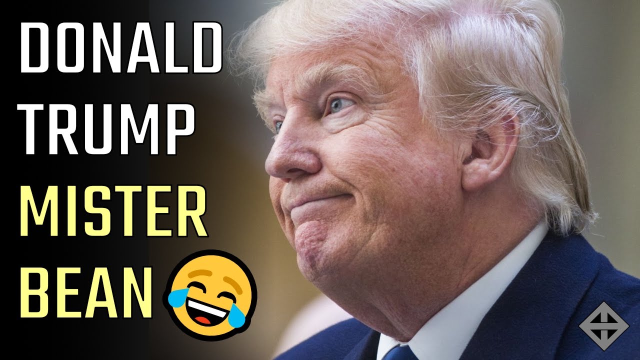 😁 Mr. Bean: Hobo Donald Trump loves eating beans right from the can to ...