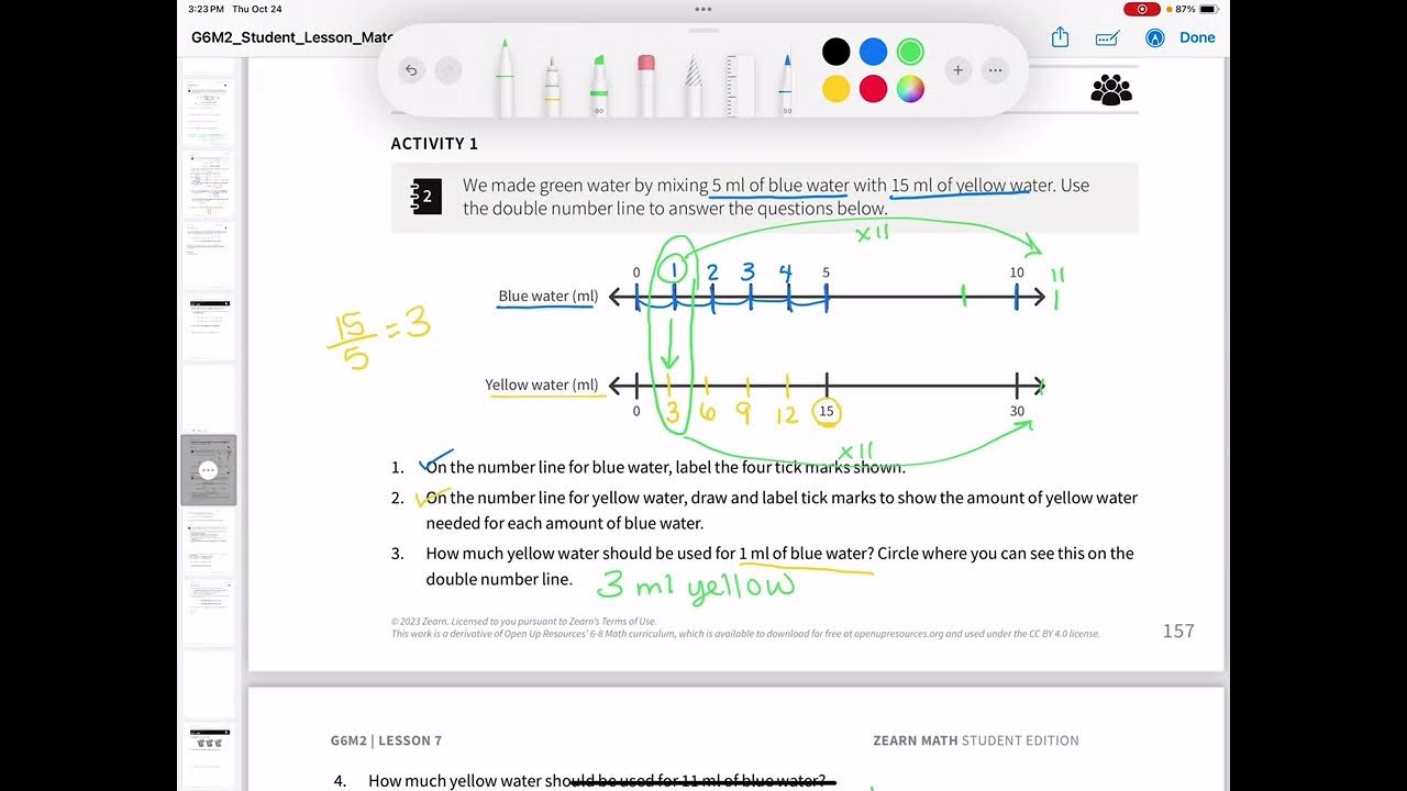 Grade 6 Mission 2 Lesson 7 Illustrative Math (Zearn) - YouTube