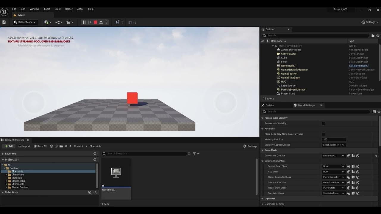 UE5 Blueprints Tutorial 014-5 Default Pawn Class - None - YouTube