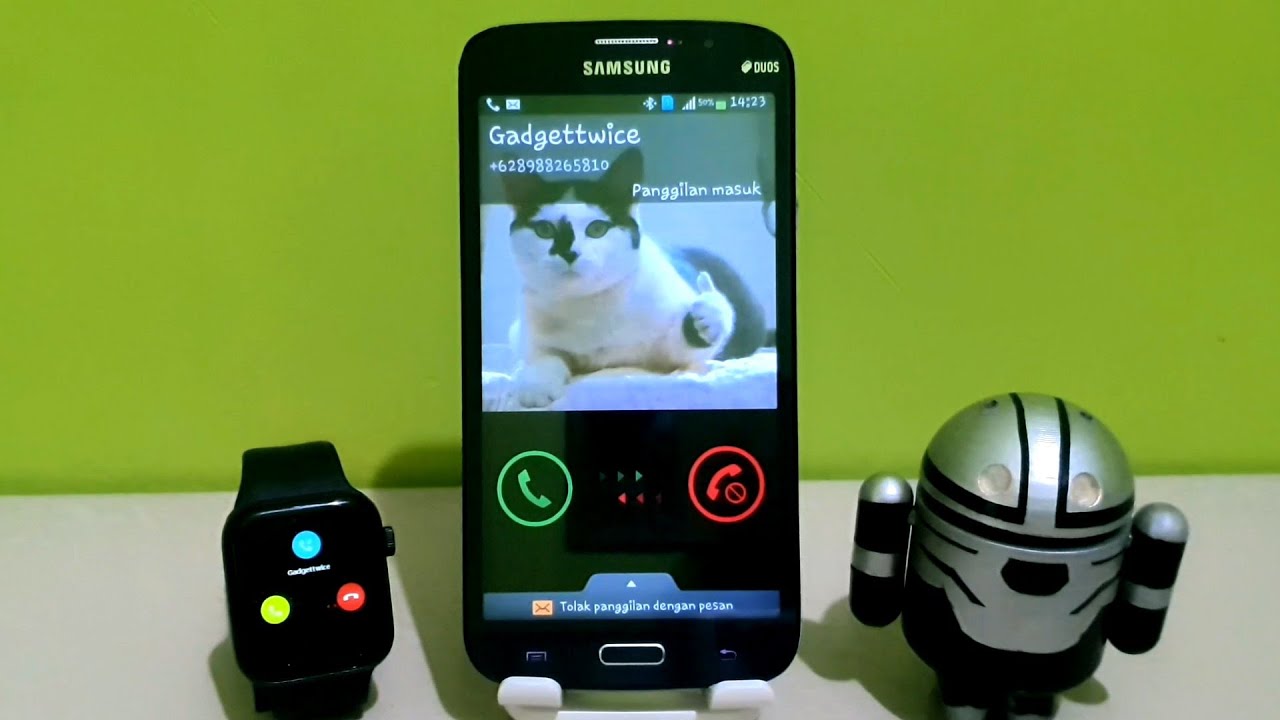 Samsung + Watch incoming call at same time - YouTube