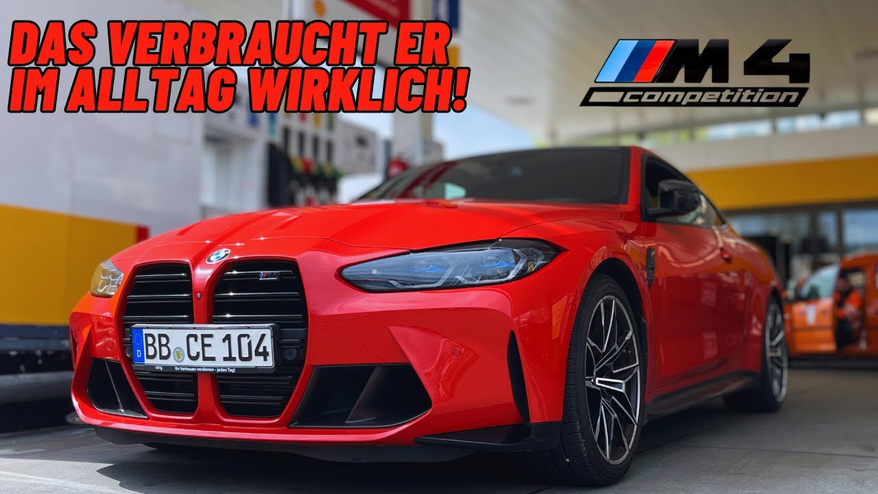 So sparsam ist der neue M4 Competition im Alltag WIRKLICH? | POV M4 ...
