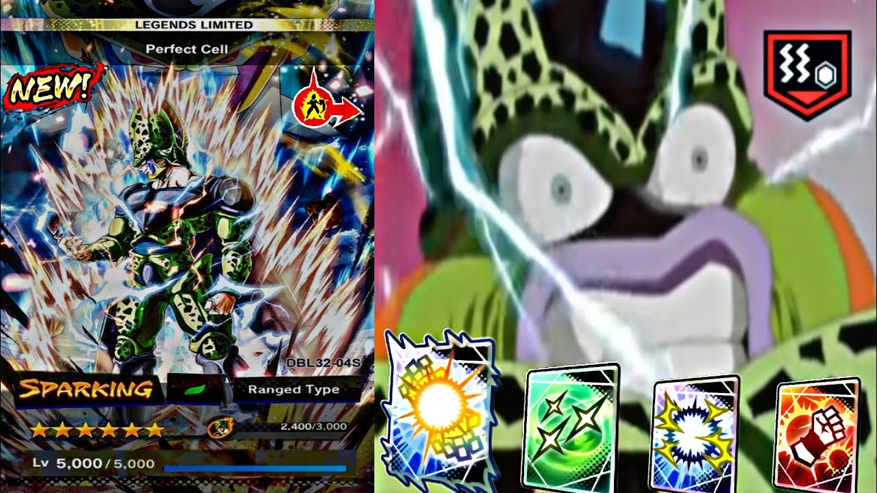 LF PERFECT CELL MOVESET| Dragon ball legends - YouTube