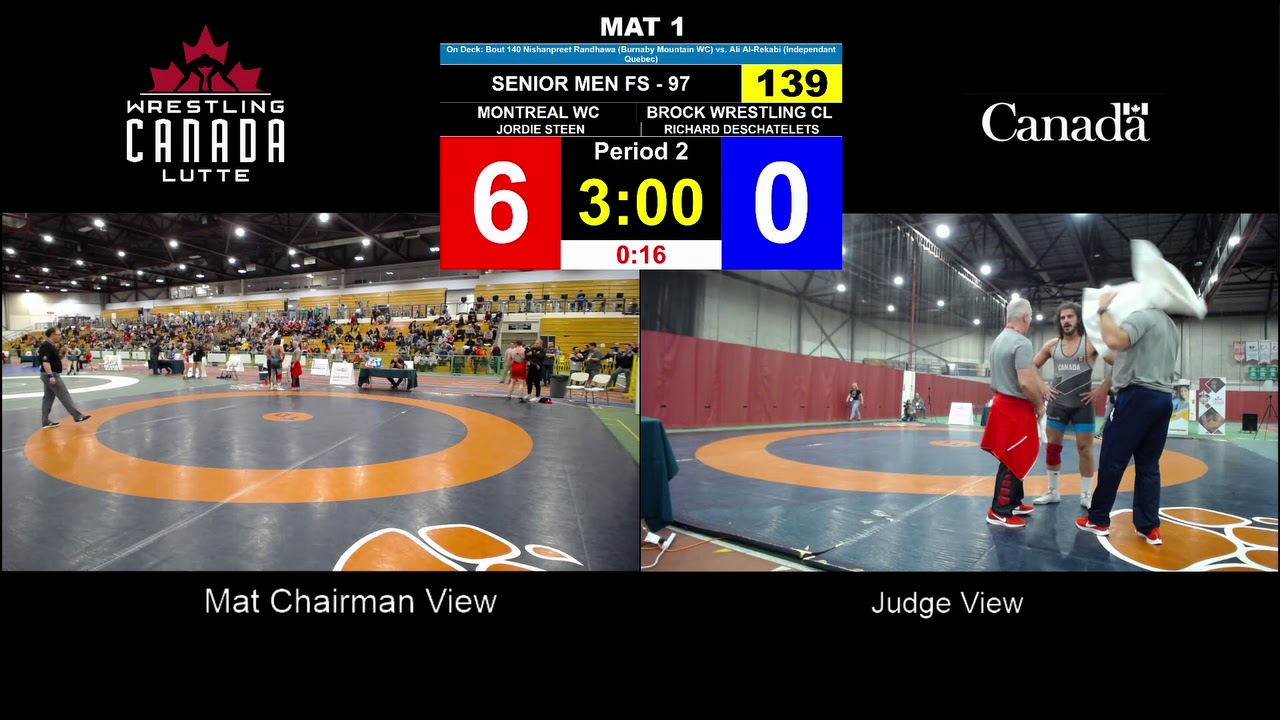 139 Senior 97kg FS Round 4 Jordie STEEN Montreal WC vs Richard ...