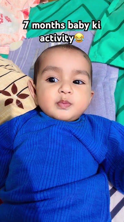 My 7 month old baby face activity 😂😂#cutebaby #babgirl #dailyvlog # ...