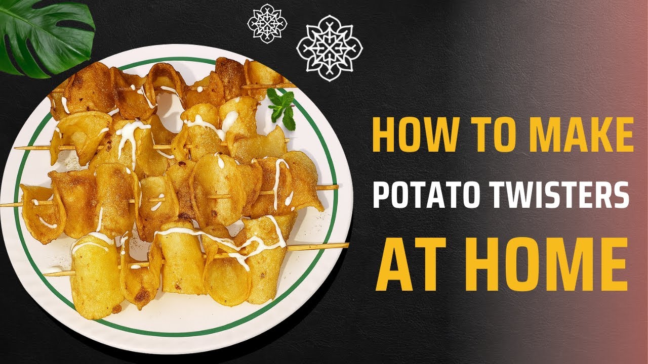 How to make Potato Twisters at home | Potato Twisters Recipe | Street ...