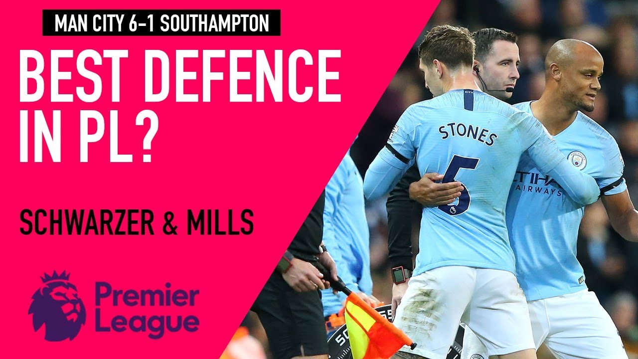 Best defence in the Premier League? | Man City 6-1 Southampton | Astro ...
