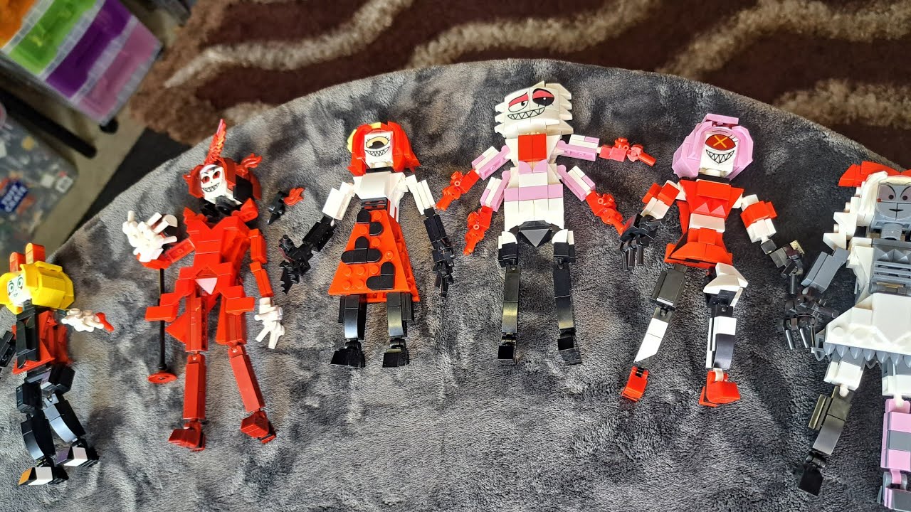 LEGO MOC HAZBIN HOTEL FIGURES REVIEW/VLOG #lego #hazbinhotel #vlog ...