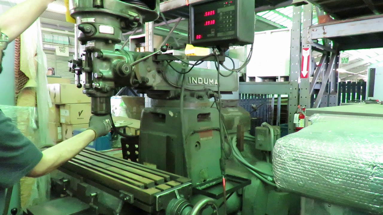 Induma 1S Vertical Milling Machine - YouTube