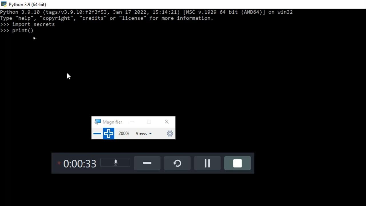 How to generate random password in python? - YouTube