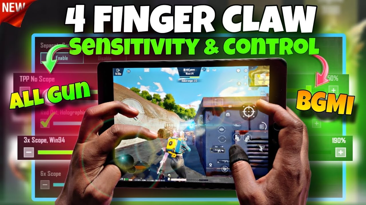 3.6 Update! BGMI iPad SENSITIVITY & 4 Finger CONTROL Code for iPad 9,10 ...