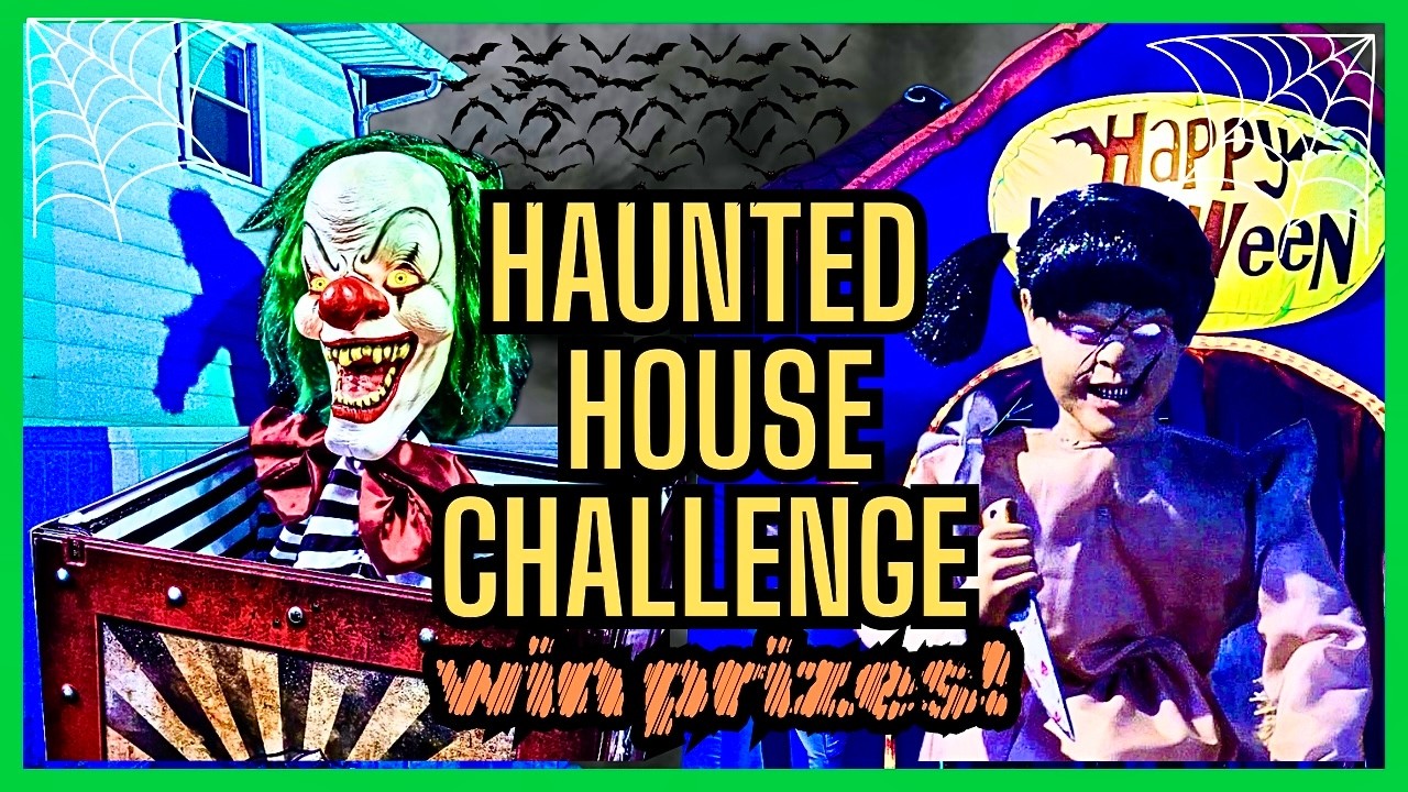 The ULTIMATE Haunted House Challenge 🎃 SHOW US Your SCARY Setups - YouTube