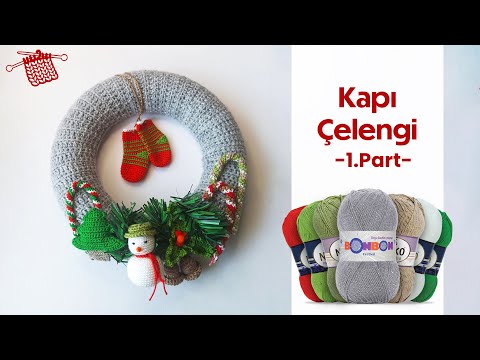 Yılbaşını Renklendirecek Şahane Kapı Süsü Yapımı - Part 1