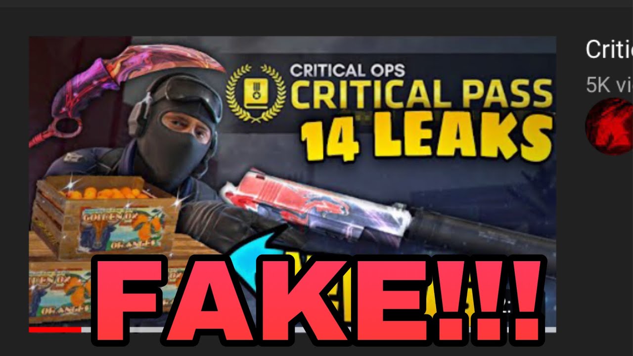 Exposing the “Season 14 Leaks Critical Ops” Videos - YouTube