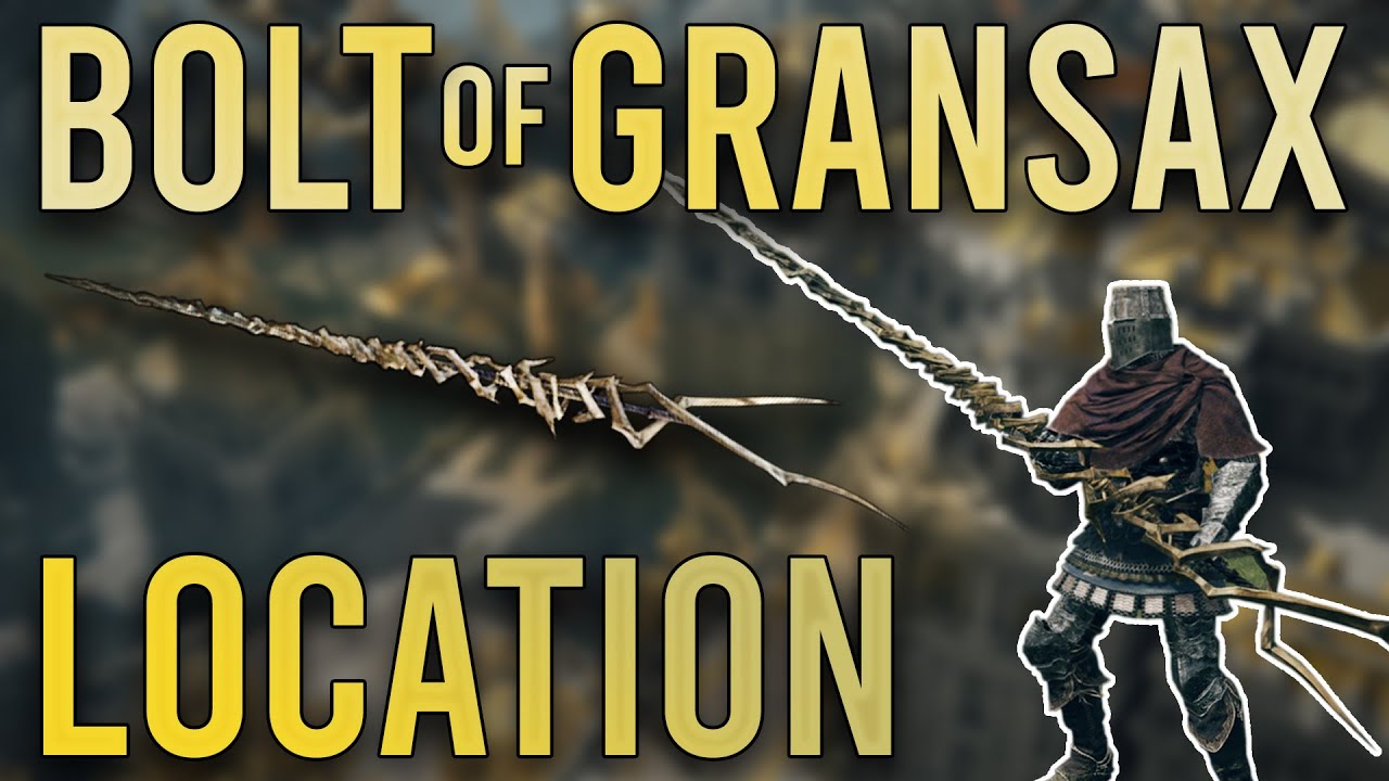 Bolt of Gransax Spear Locaction - Elden Ring Quick Fire Guide - YouTube
