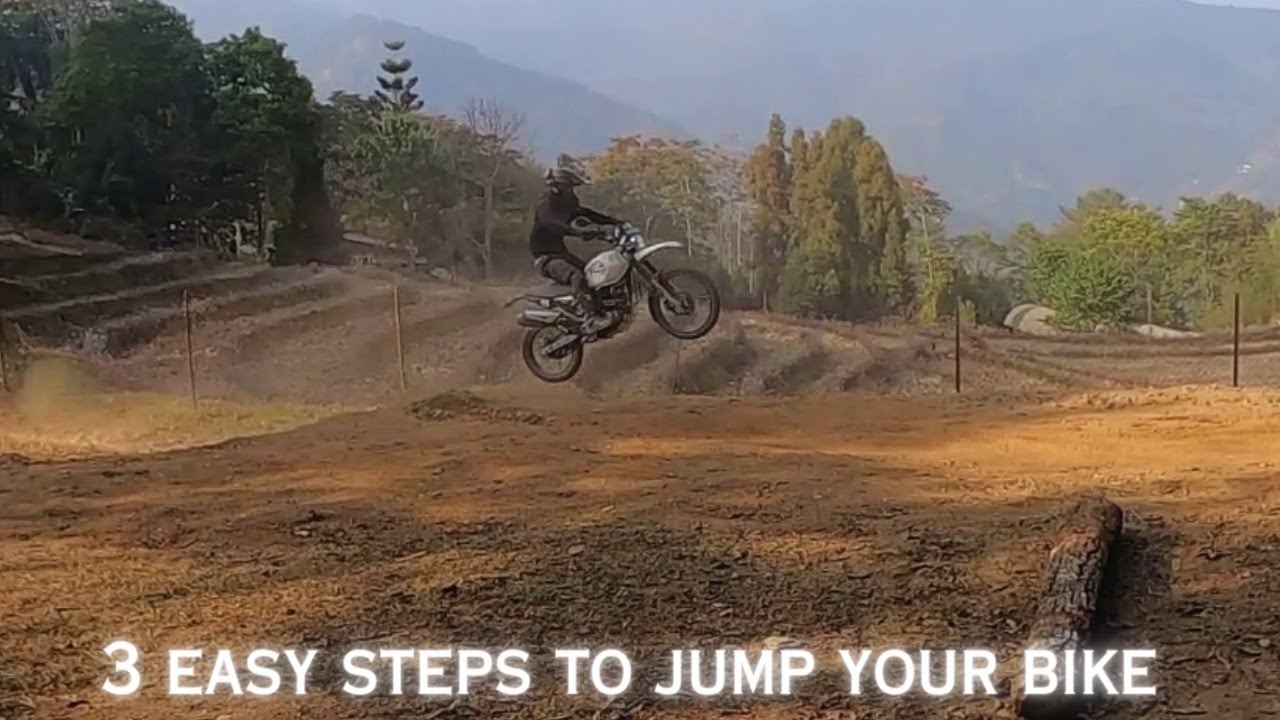 How to jump Xpulse 200 tutorial. 3 easy steps - YouTube