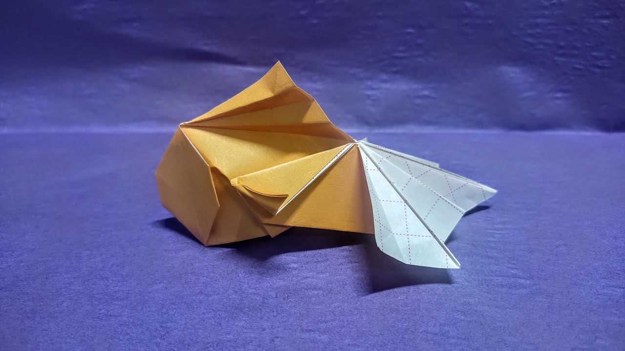 Origami Goldfish Easy | How To Make a paper Origami Goldfish Easy Step ...