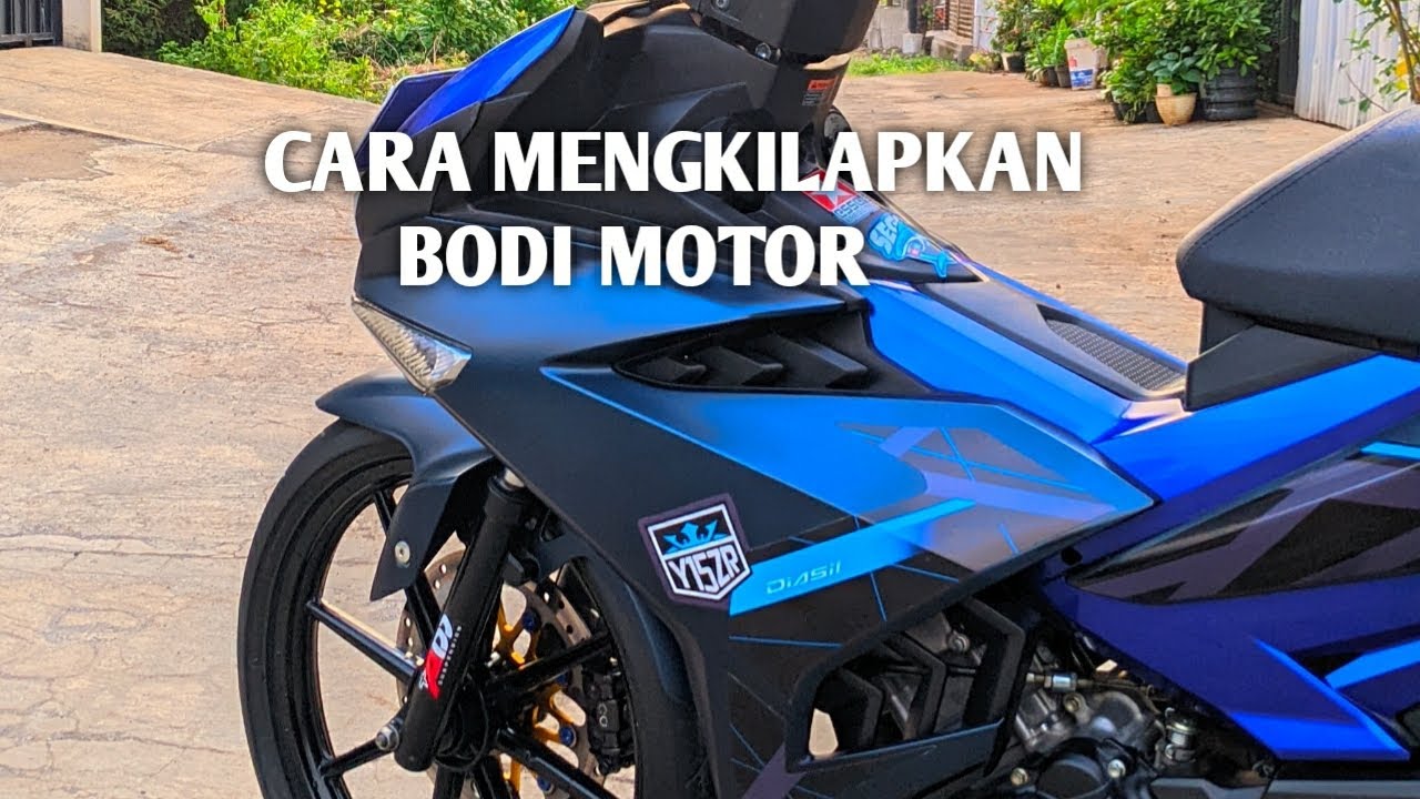 CARA MENGKILAPKAN BODI MOTOR DOF / GLOSSY #mxking #yamaha - YouTube