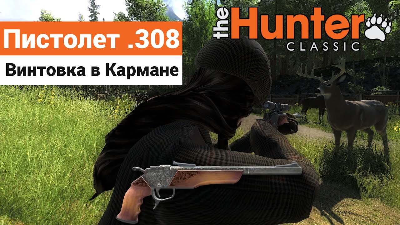 Пистолет 308 - Винтовка у вас в Кармане - theHunter: Classic - YouTube
