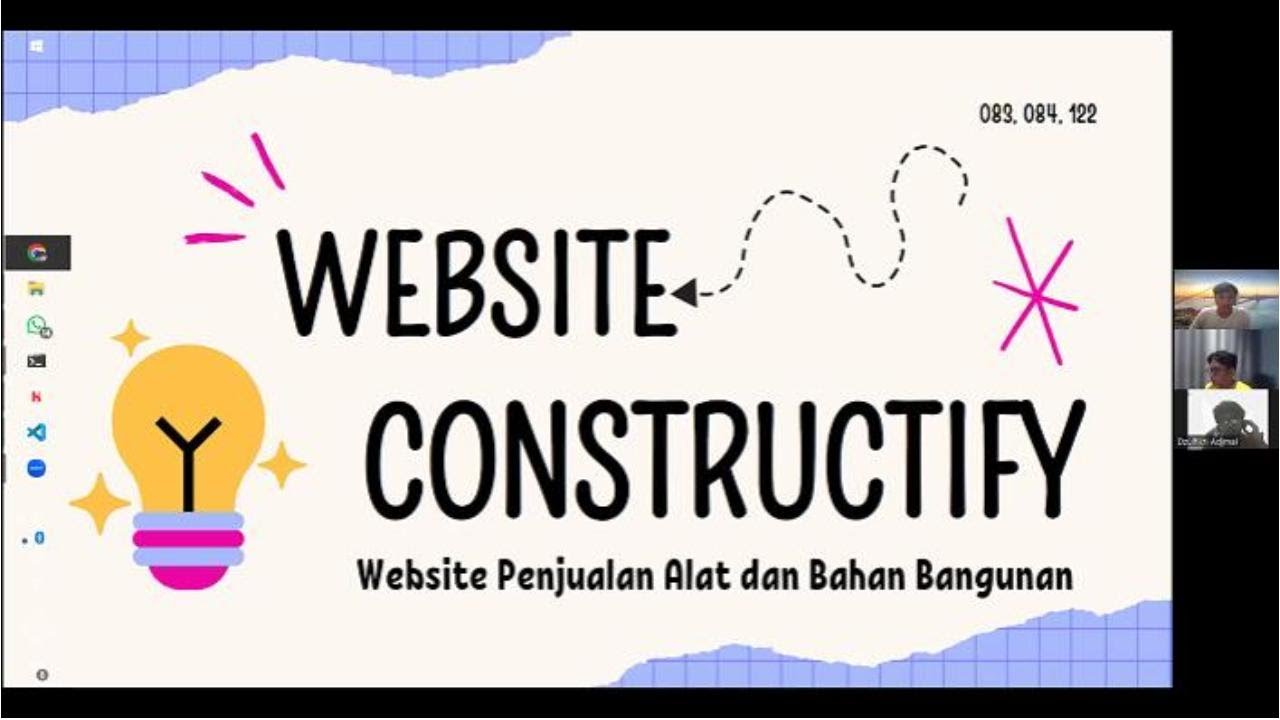 PRESENTASI WEB CONSTRUCTIFY - YouTube
