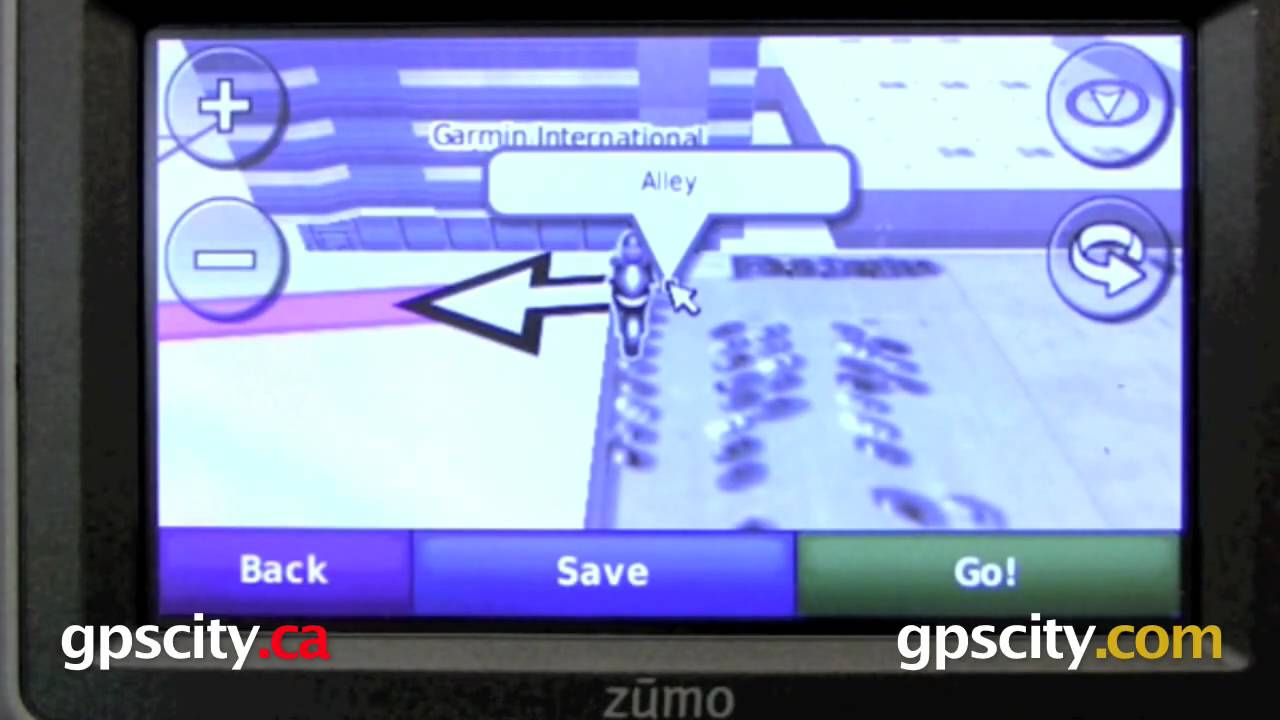 Garmin zumo 660 : View Map Screen @ gpscity.com - YouTube