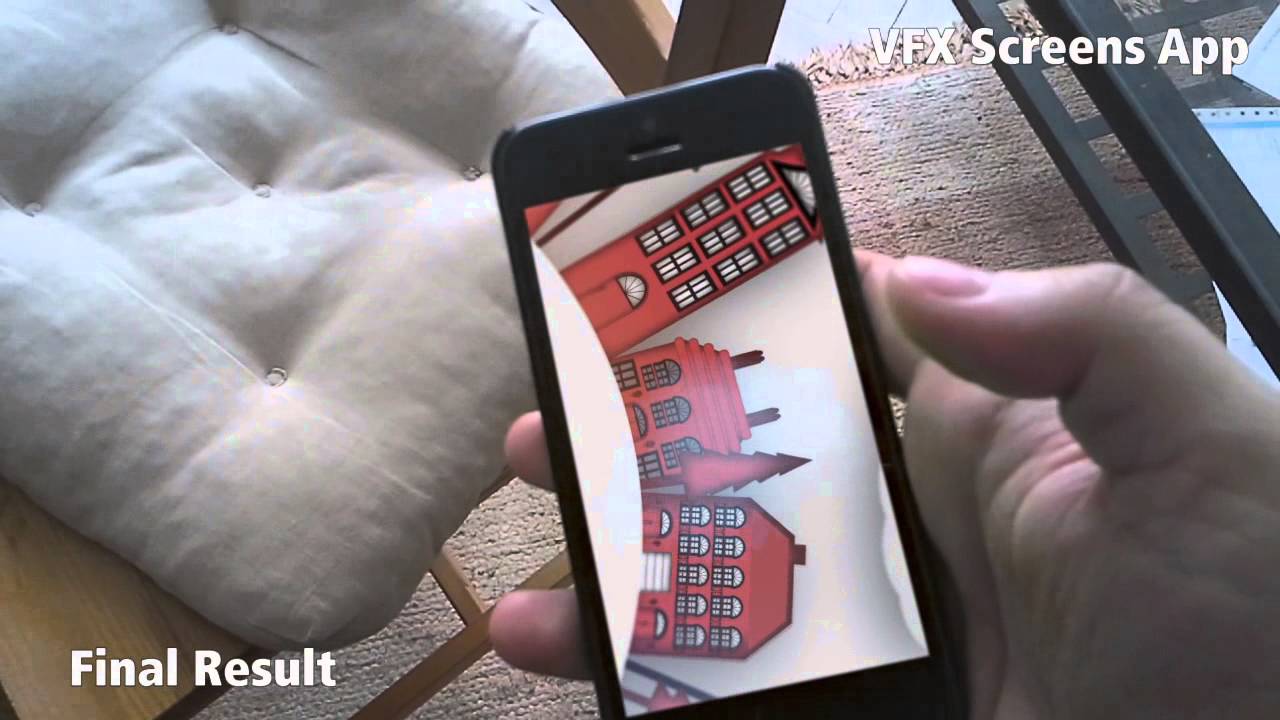 VFX Screens App test - YouTube