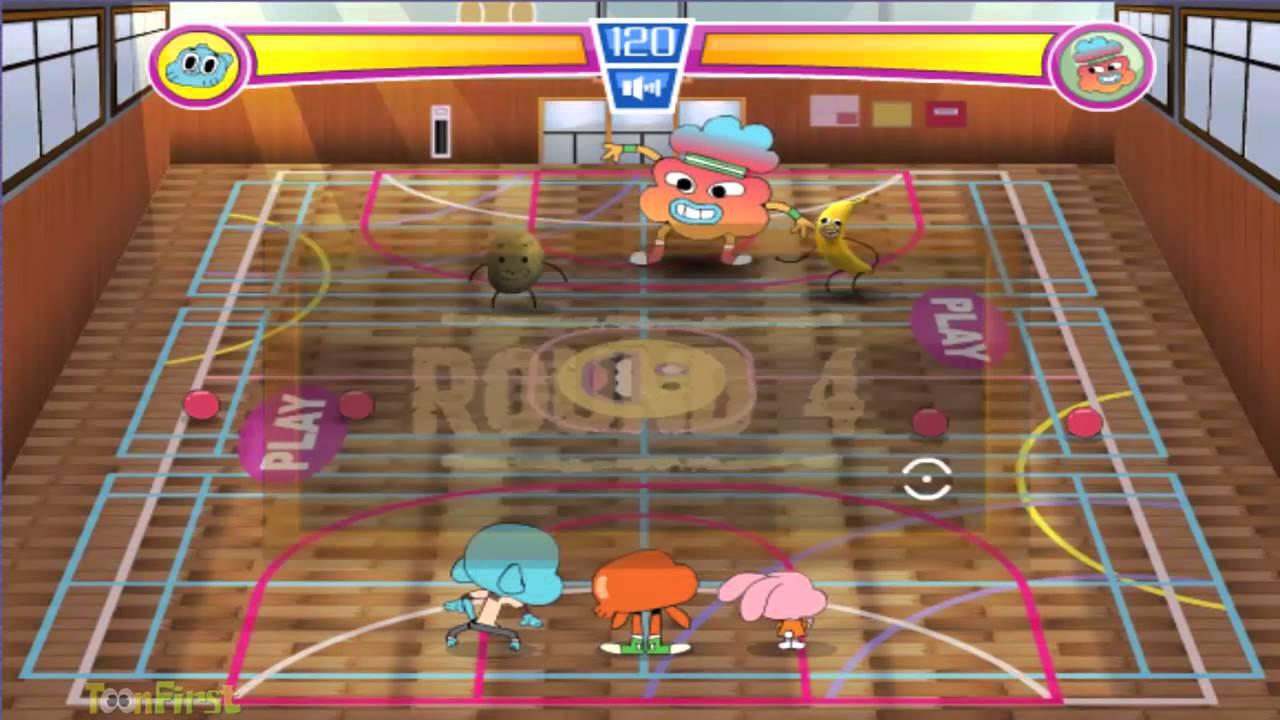 The Amazing World Of Gumball Dodge Ball Cartoon Network Games - YouTube