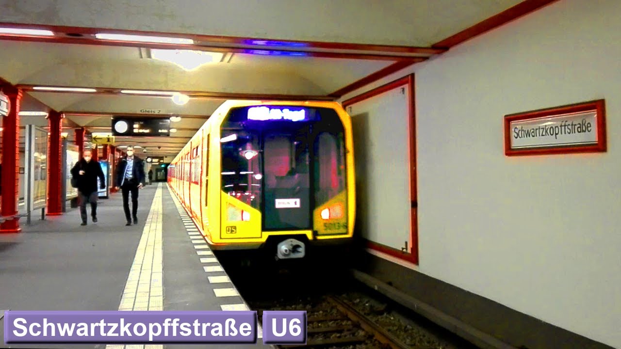 Schwartzkopffstraße | Line U6 : Berlin U-Bahn ( BVG H - F90 ) - YouTube
