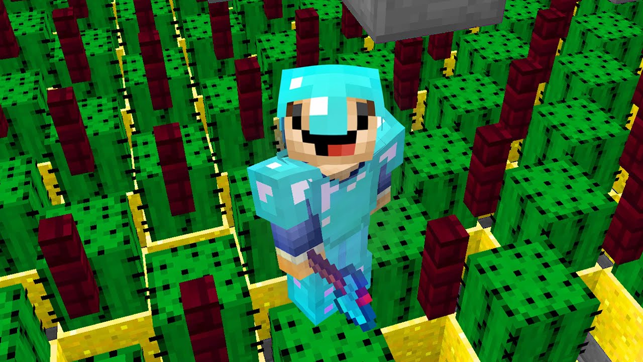Mineman does cactus things to make money on factions - YouTube