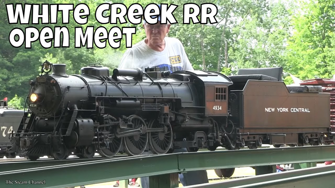 White Creek Railroad | Spring Meet | Live Steam - YouTube