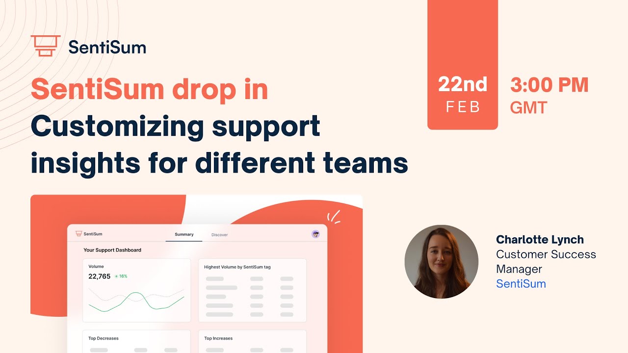 Customizing support insights for different teams with SentiSum ...