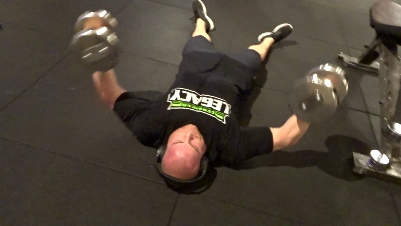 DB Floor flyes | Gym Exercises | Peter Lagermand - YouTube