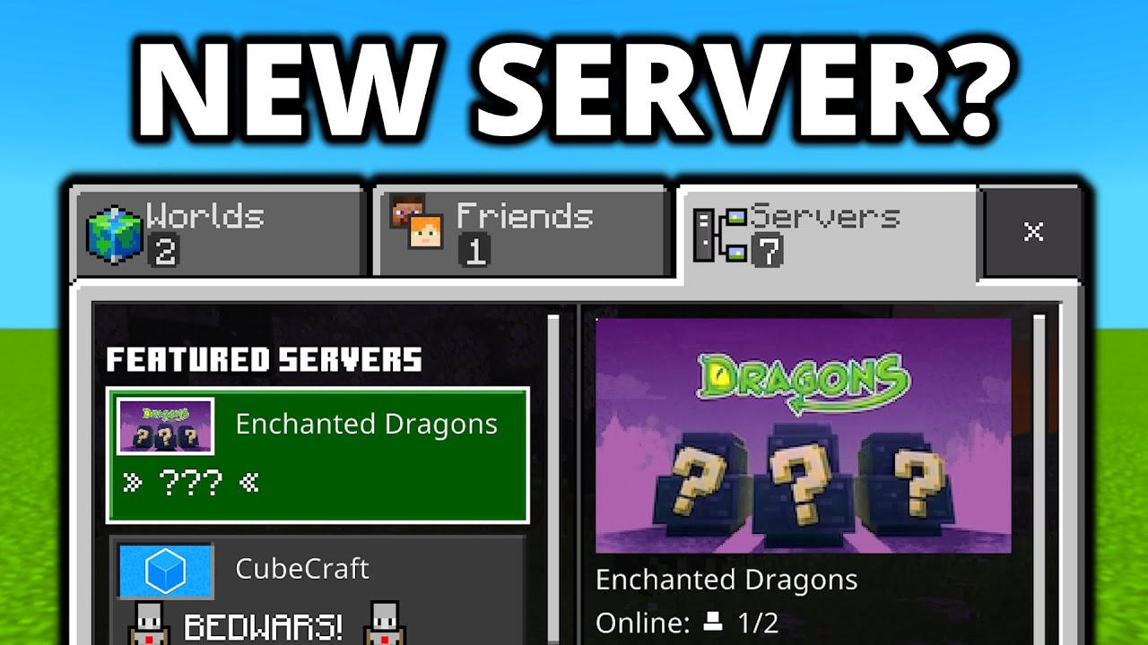 There's a NEW Bedrock Featured Server Coming? - YouTube