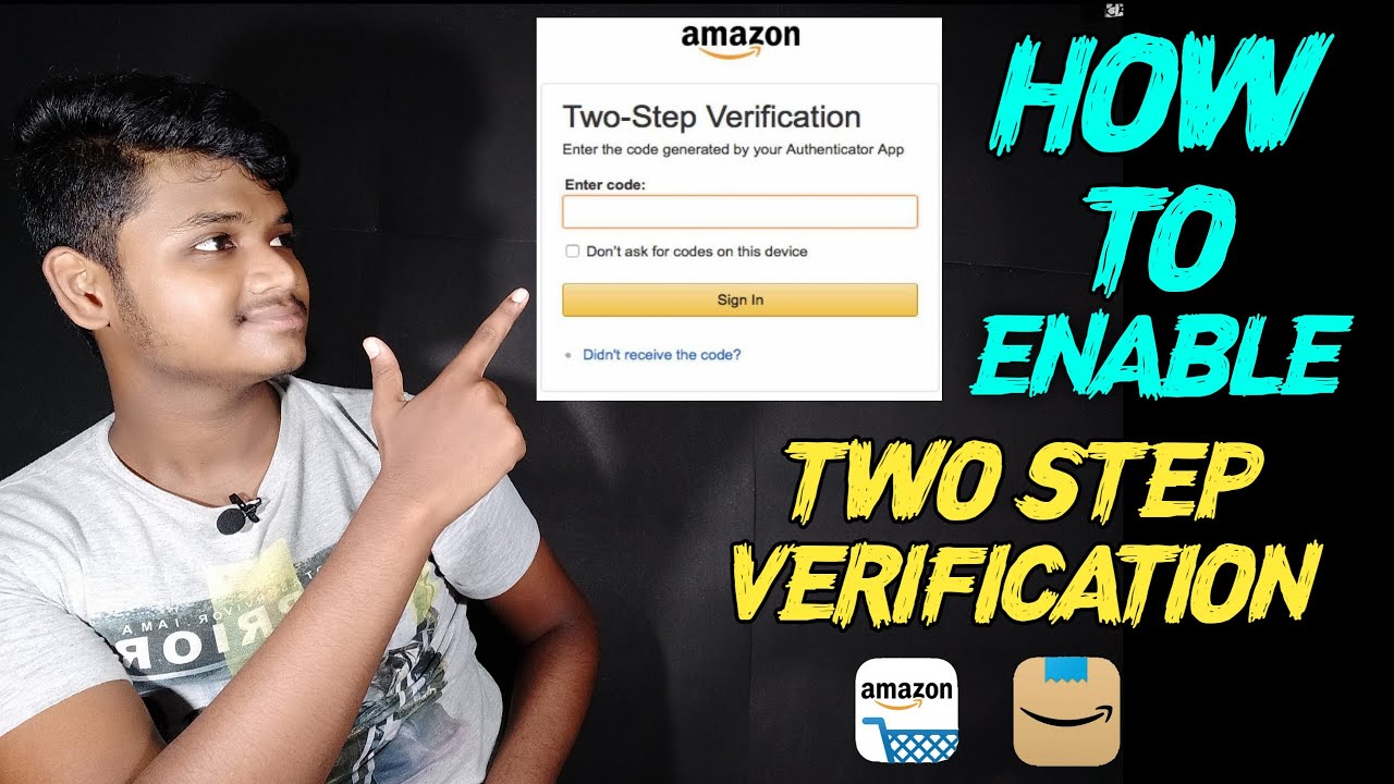 How To Enable Two Step Verification On Amazon || Amazon Pe Two Step ...