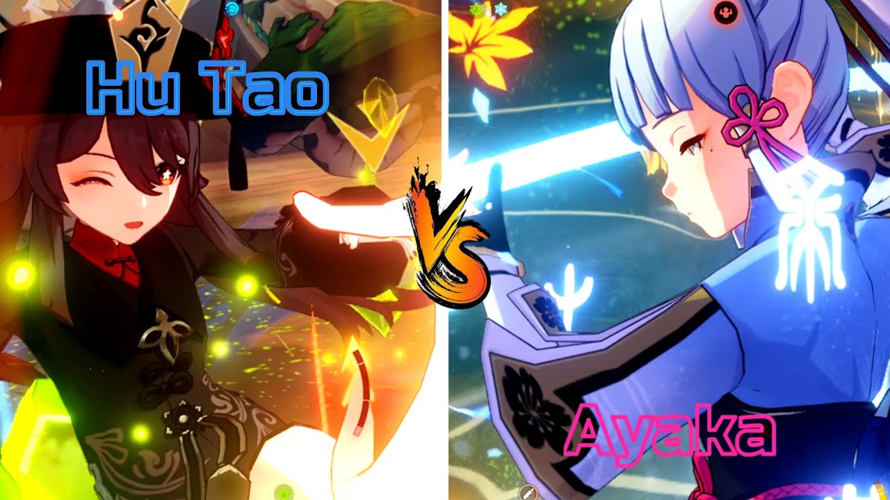 hutao vs ayaka - YouTube
